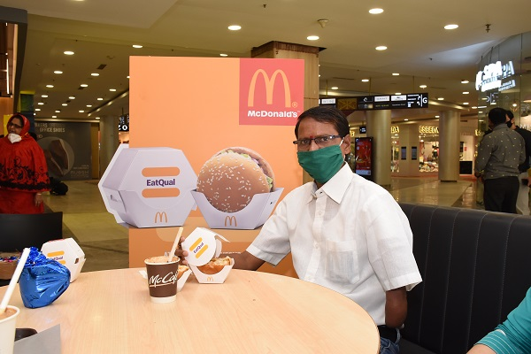 McDonald’s EatQual - a special pack for customers with limited hand ...